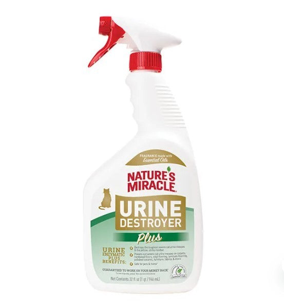 NATURES MIRACLE CAT URINE DESTROYER PLUS 946ML – Campbelltown Pet ...