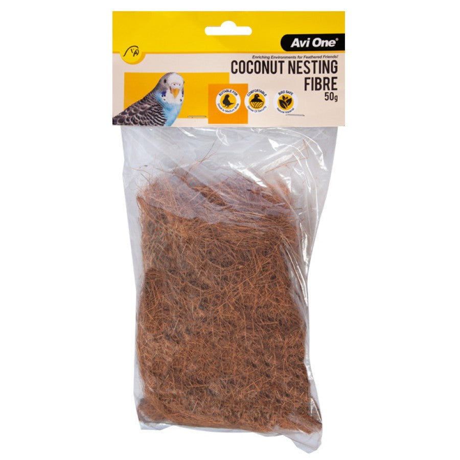 AVI ONE BIRD COCONUT NESTING FIBRE 50G – Campbelltown Pet & Aquarium ...