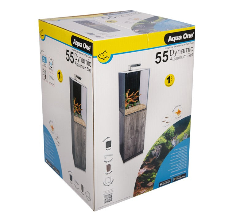 AQUA ONE DYNAMIC 55 AQUARIUM SET 55L – Campbelltown Pet & Aquarium ...