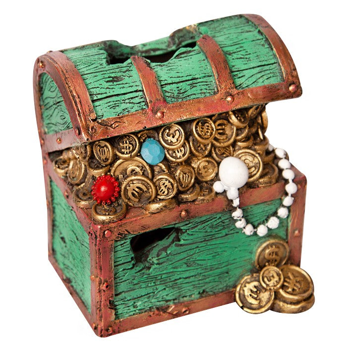 AQUA ONE ORNAMENT TREASURE CHEST WITH COINS 9 X 8CM – Campbelltown Pet ...